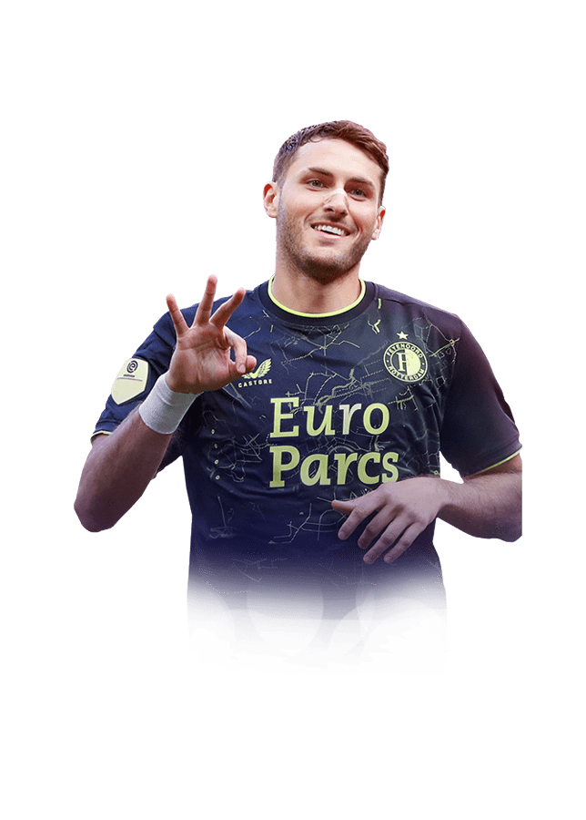 Santiago Giménez POTM EREDIVISIE EA FC 24 - 84 - Rating and Price | FUTBIN